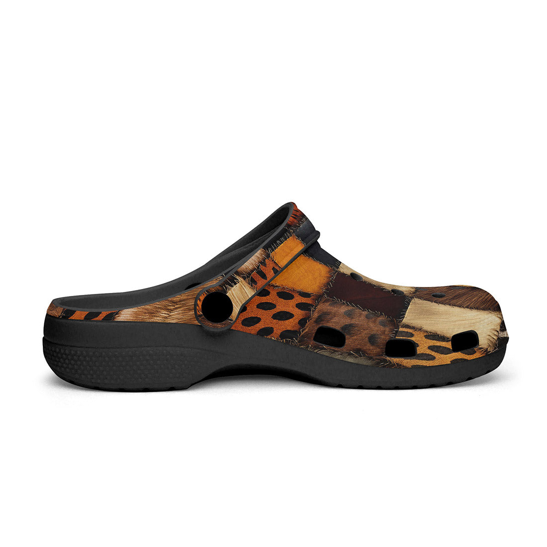 Classic Clogs Safari Animals Grungy Patchwork – CoolWear
