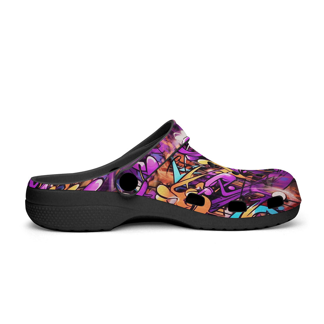 Classic Clogs Colorful Graffiti Design – CoolWear