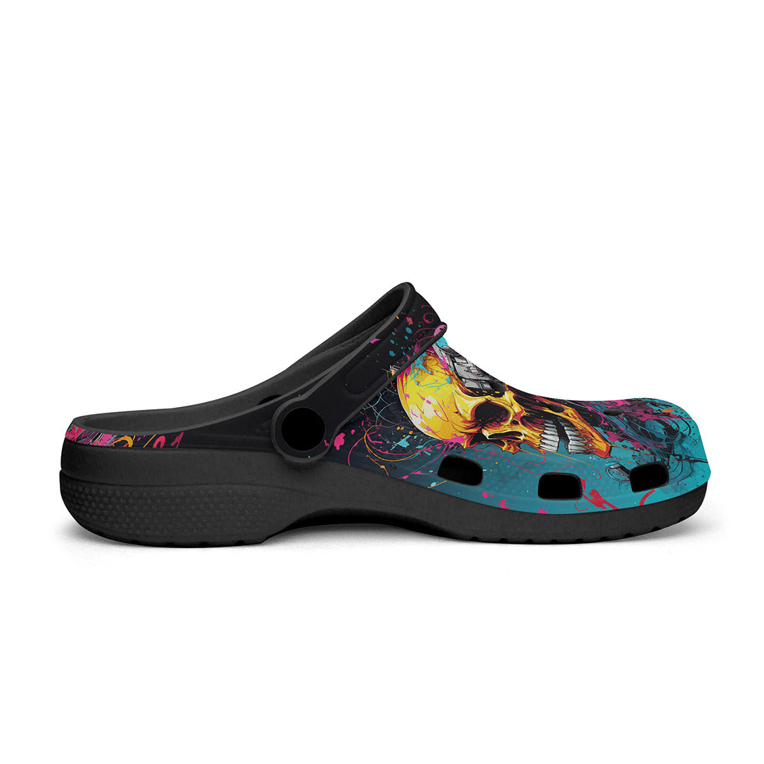 Classic Clogs Abstract Skull in Graffiti Style – CoolWear