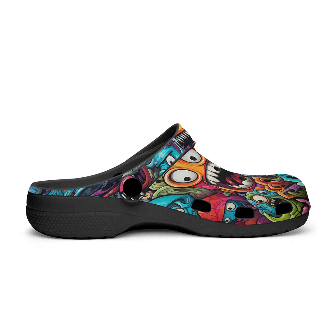 Classic Clogs Colorful Monsters Graffiti Art – CoolWear