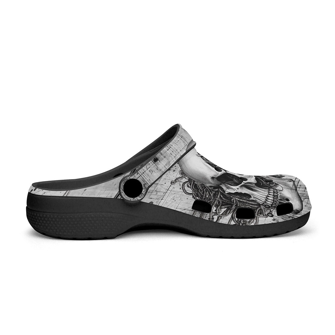 Classic Clogs Robot Skull Pencil Steampunk – CoolWear
