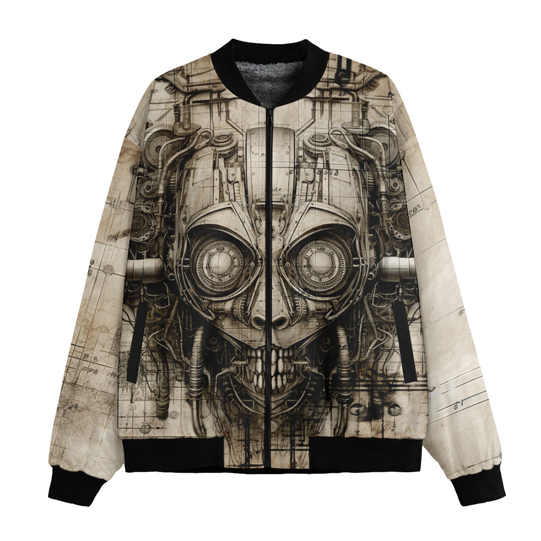 Bomber Jacket Pencil Steampunk Art – CoolWear