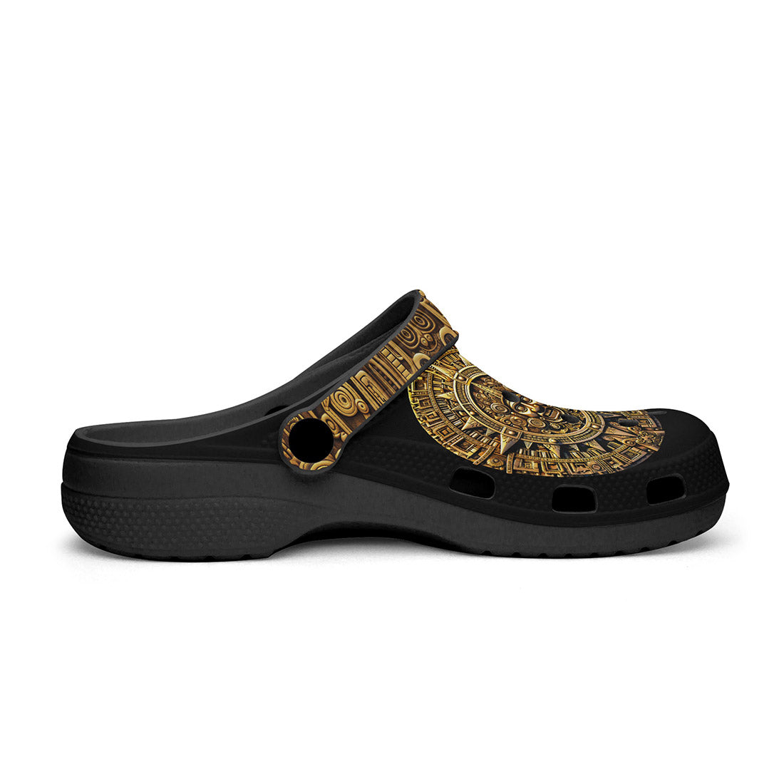 Classic Clogs Aztec Art with Golden Sun – CoolWear
