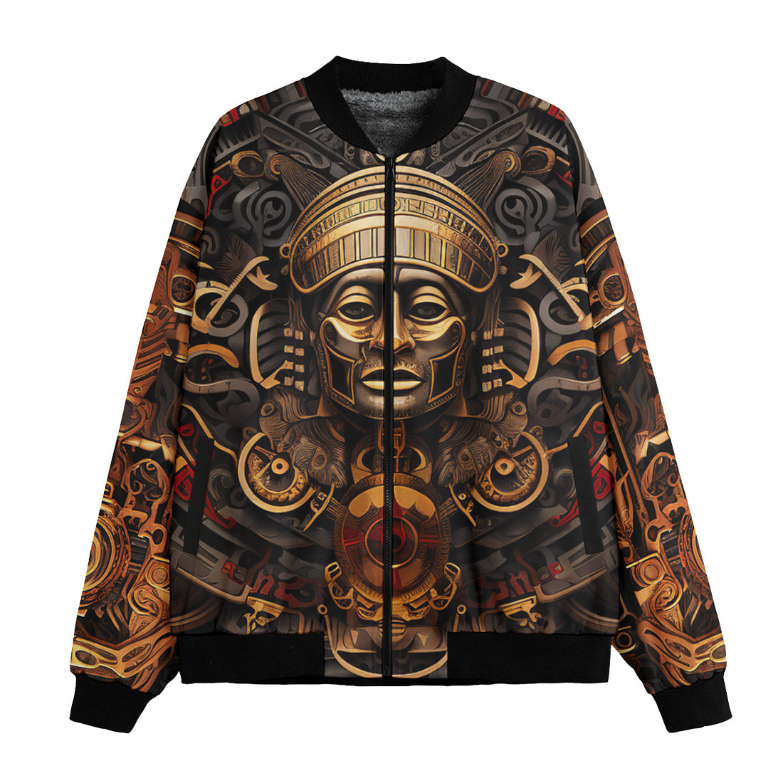 Bomber Jacket Mayan Mythology Art – CoolWear