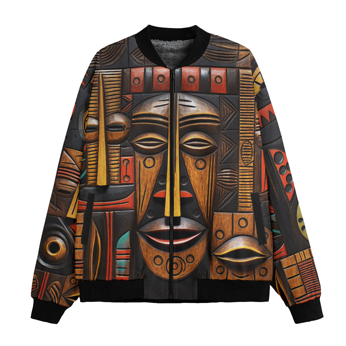 Bomber Jacket African Masks Art – CoolWear