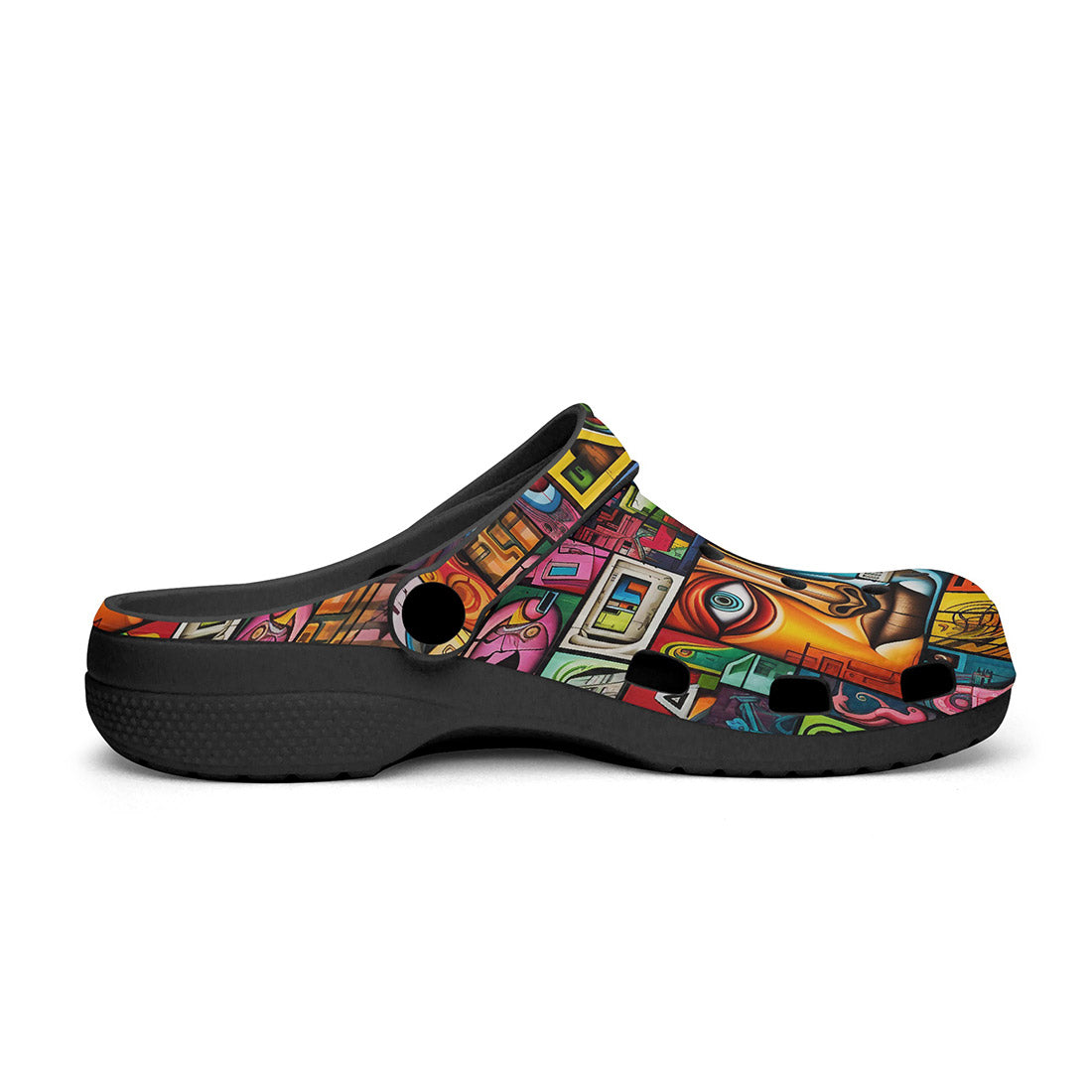 Classic Clogs Colorful Graffiti Art – CoolWear
