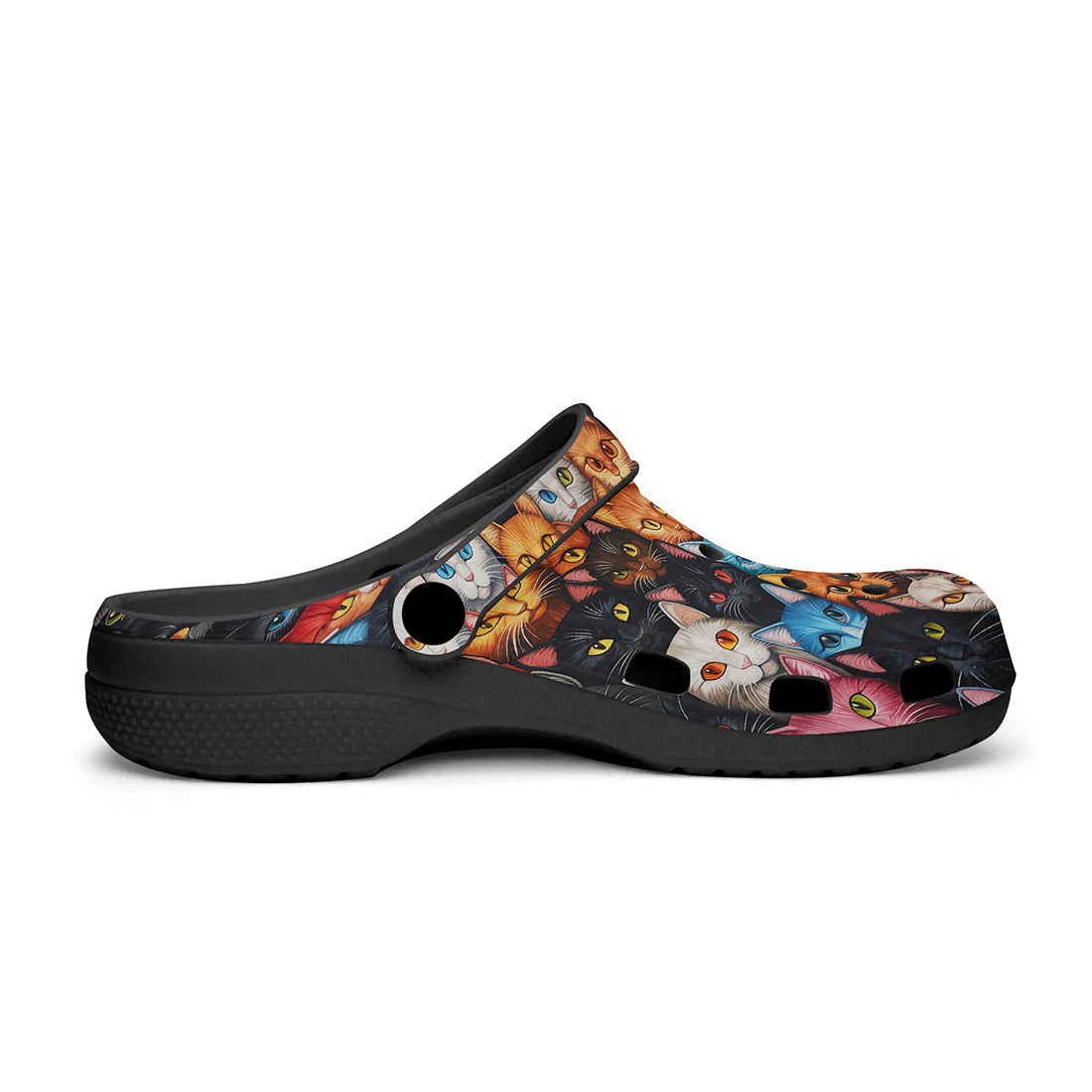 Classic Clogs Colorful Cats Collage – CoolWear
