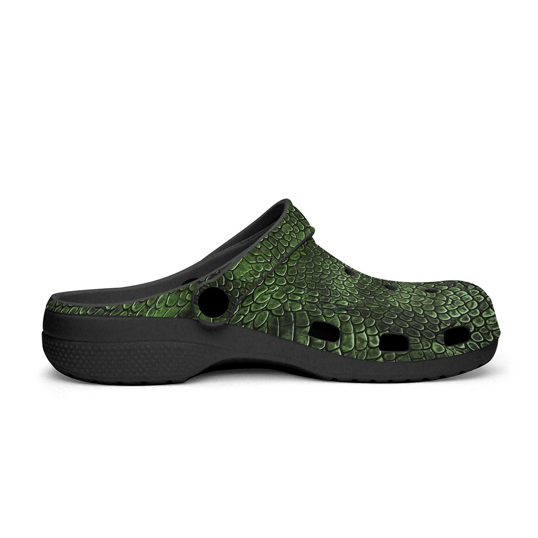 Classic Clogs Green Alligator Texture Print – CoolWear