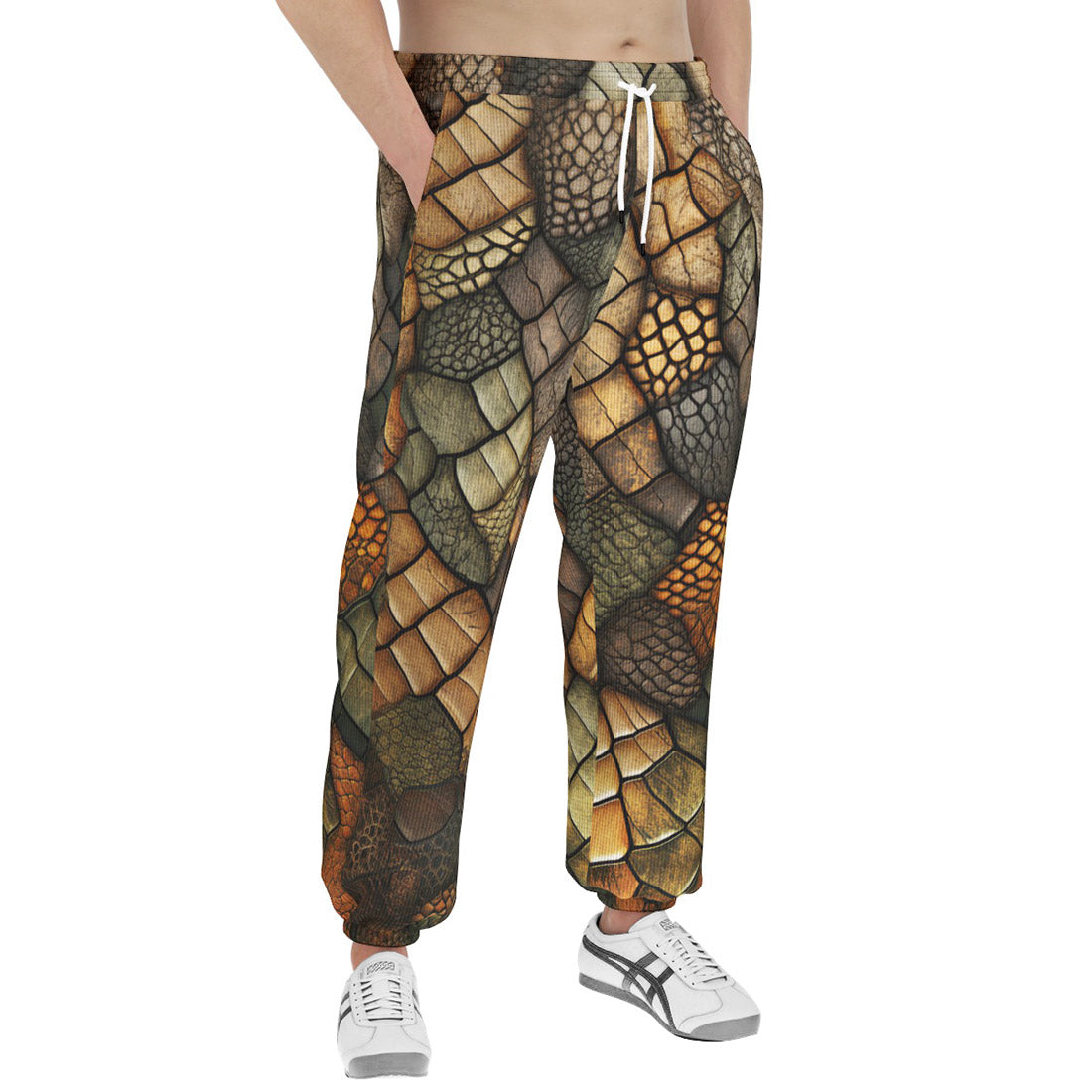 Men's Sweatpants Alligator Texture Print – CoolWear
