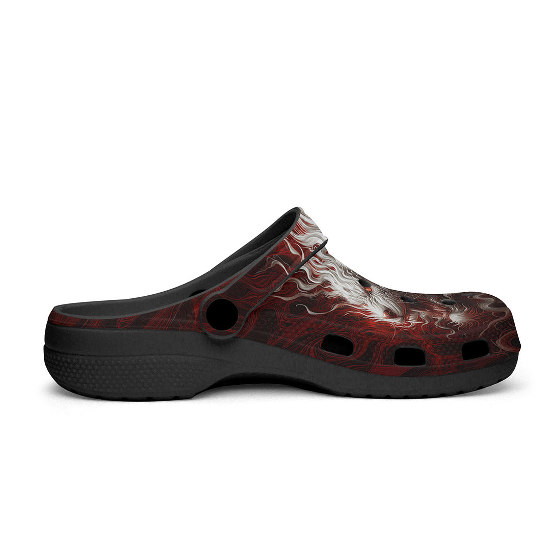 Classic Unisex Clogs White Tiger Artwork – CoolWear