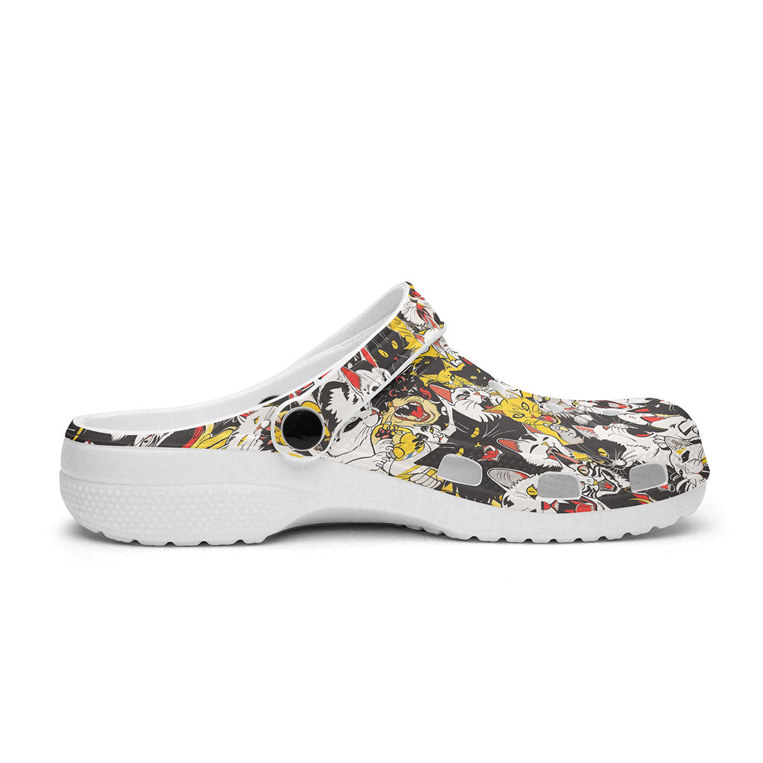 Classic Clogs Screaming Cartoon Cats – CoolWear