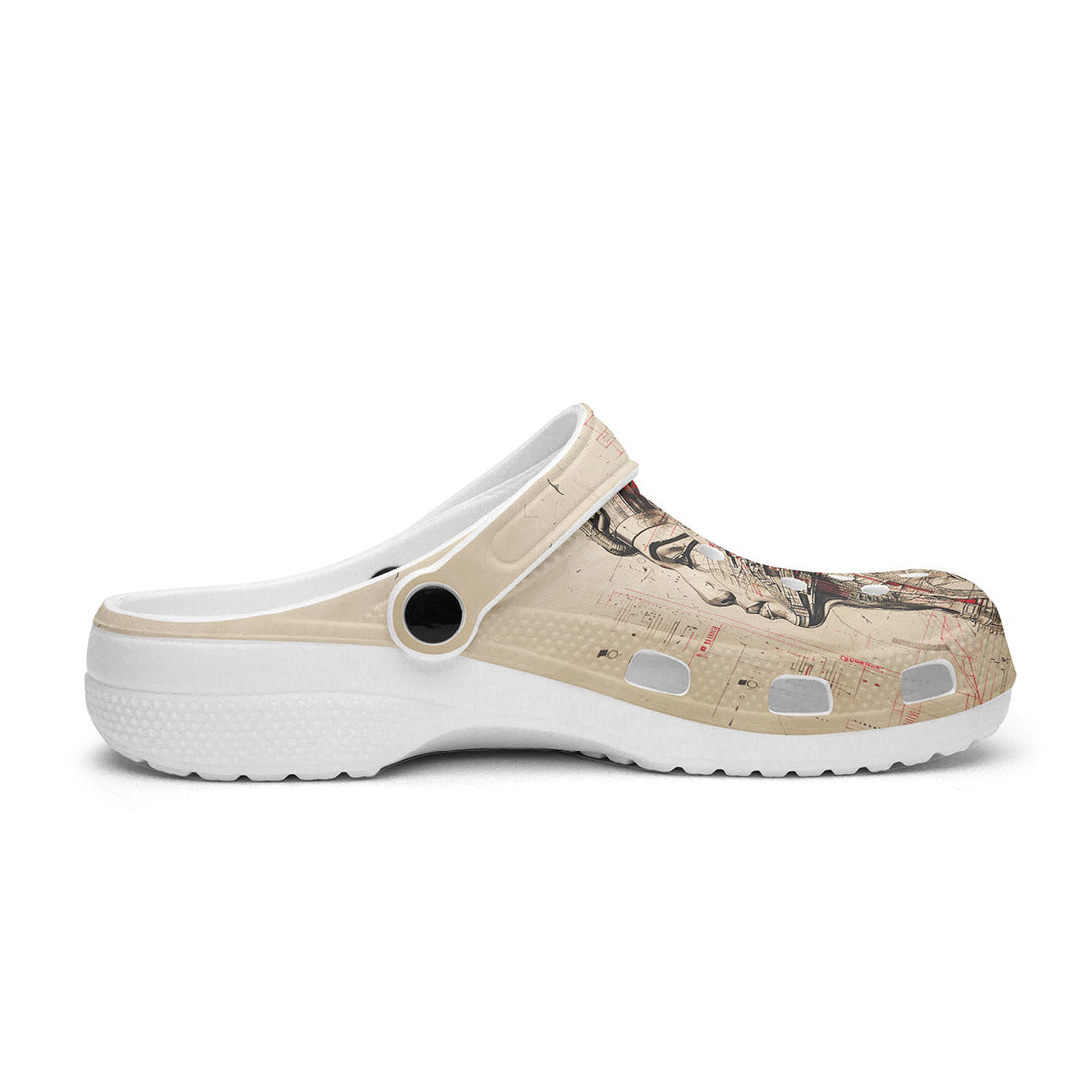 Classic Clogs Sketch of Egyptian Head – CoolWear